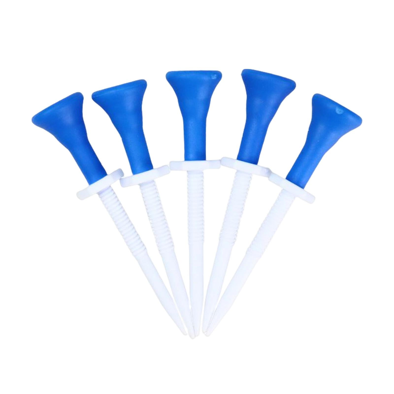 Pack of 5 Count Golf Tees Height Adjustable Set Professional Easily ...