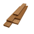 Pack of 5, Exotic Wood Cut Offs Honduran Mahogany - 1/2" x 2" x 12 ...