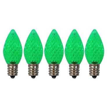 Vickerman Green Faceted S14 LED Replacement Bulb - Walmart.com