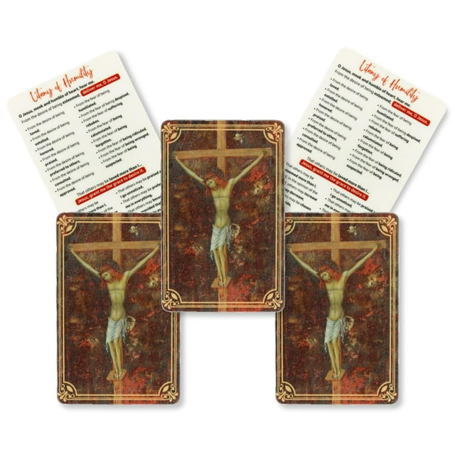 Pack of 5 - Litany of Humility Prayer Cards - Catholic Prayer Cards ...