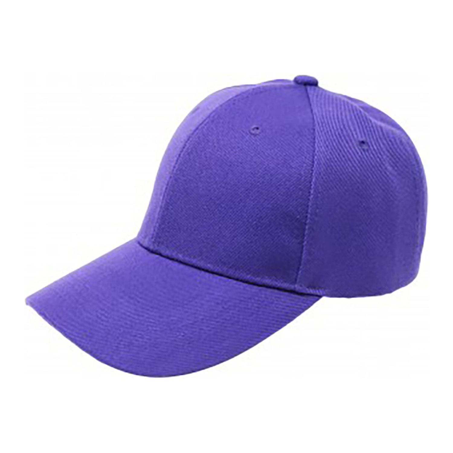 Pack of 5 Mechaly Plain Baseball Cap Hat Adjustable Back (Purple ...