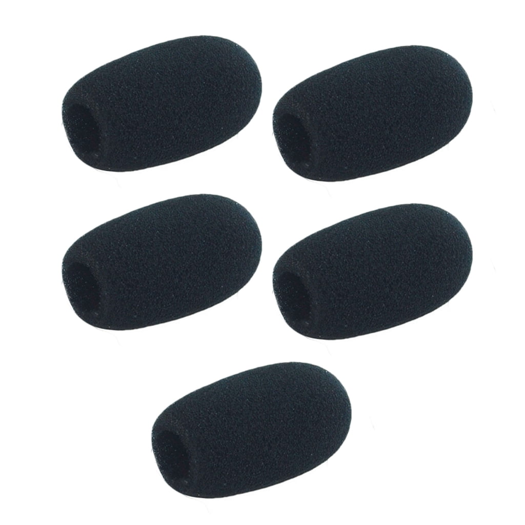 Pack of 5 Mic Foam Covers Windshields Studio Quality Conference Sound ...