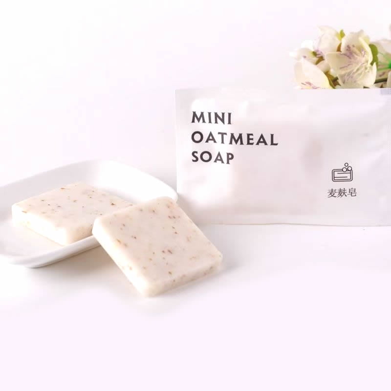 Pack of 5, Mini Oatmeal Travel Small Size Bathing Skin Care Soap Bars ...