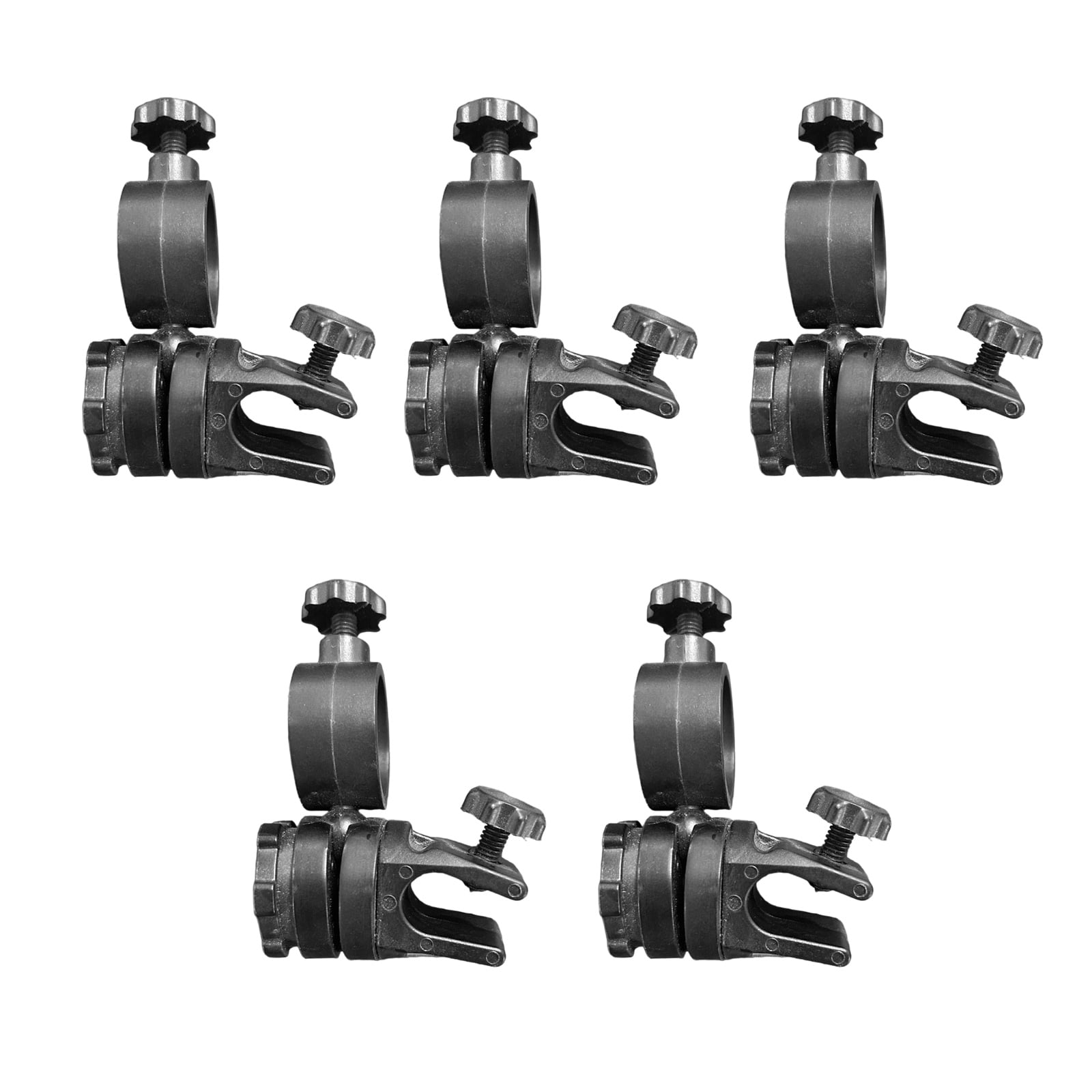 Pack of 5 Plastic Flashlight Clamps Flashlight Holder for Safety Hats ...