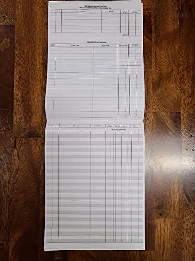Pack of 5 Premium Check Registers for Deskbook Checks, Secretary Desk ...