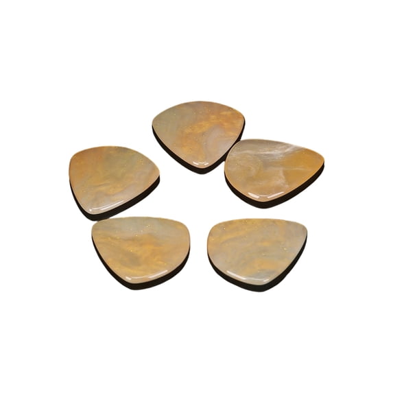 Pack of 5 Responsive Resin Guitar Picks with Textured Surfaces ...