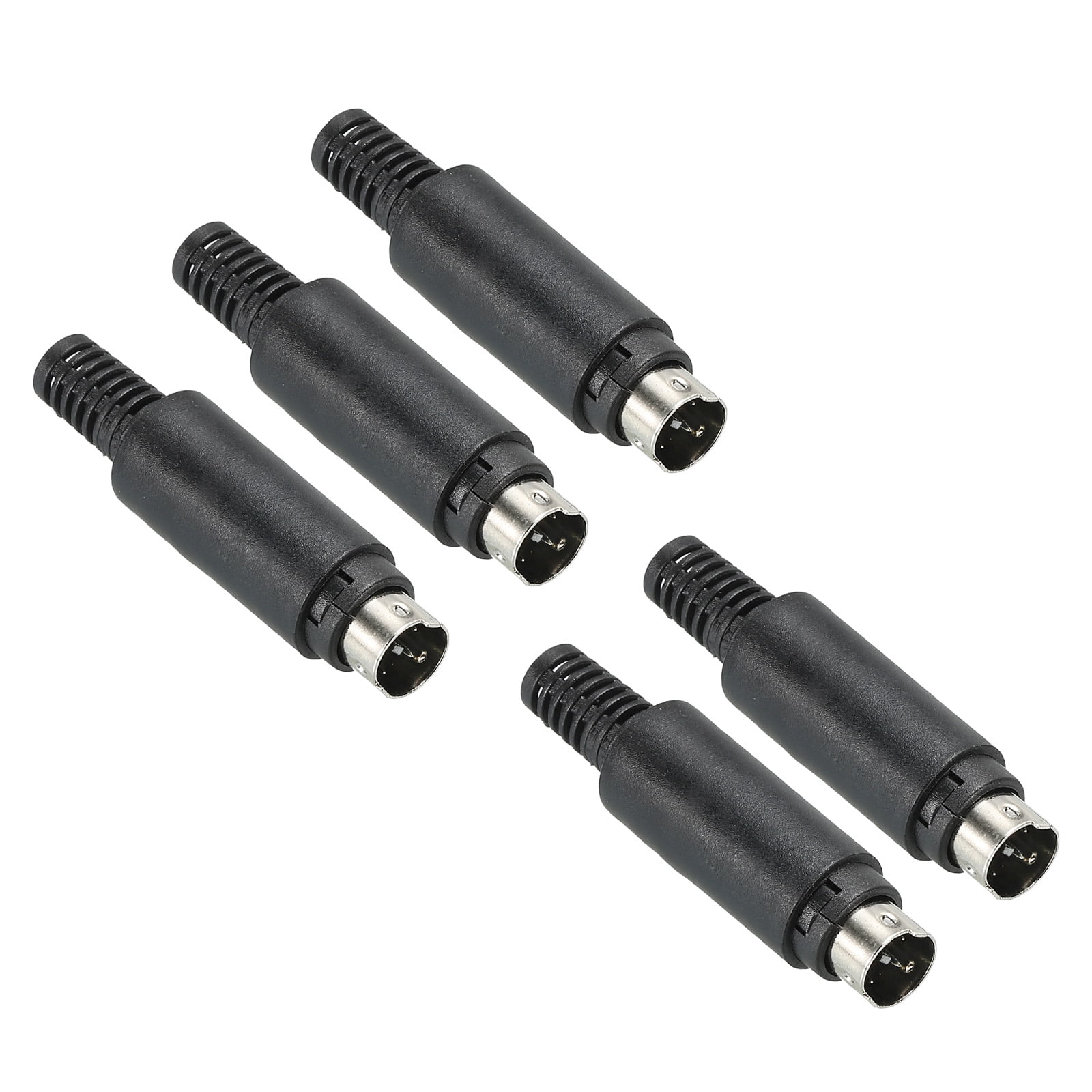 Pack of 5 S Video DIN Mini Male Socket 3 Pin Signal Transmission ...