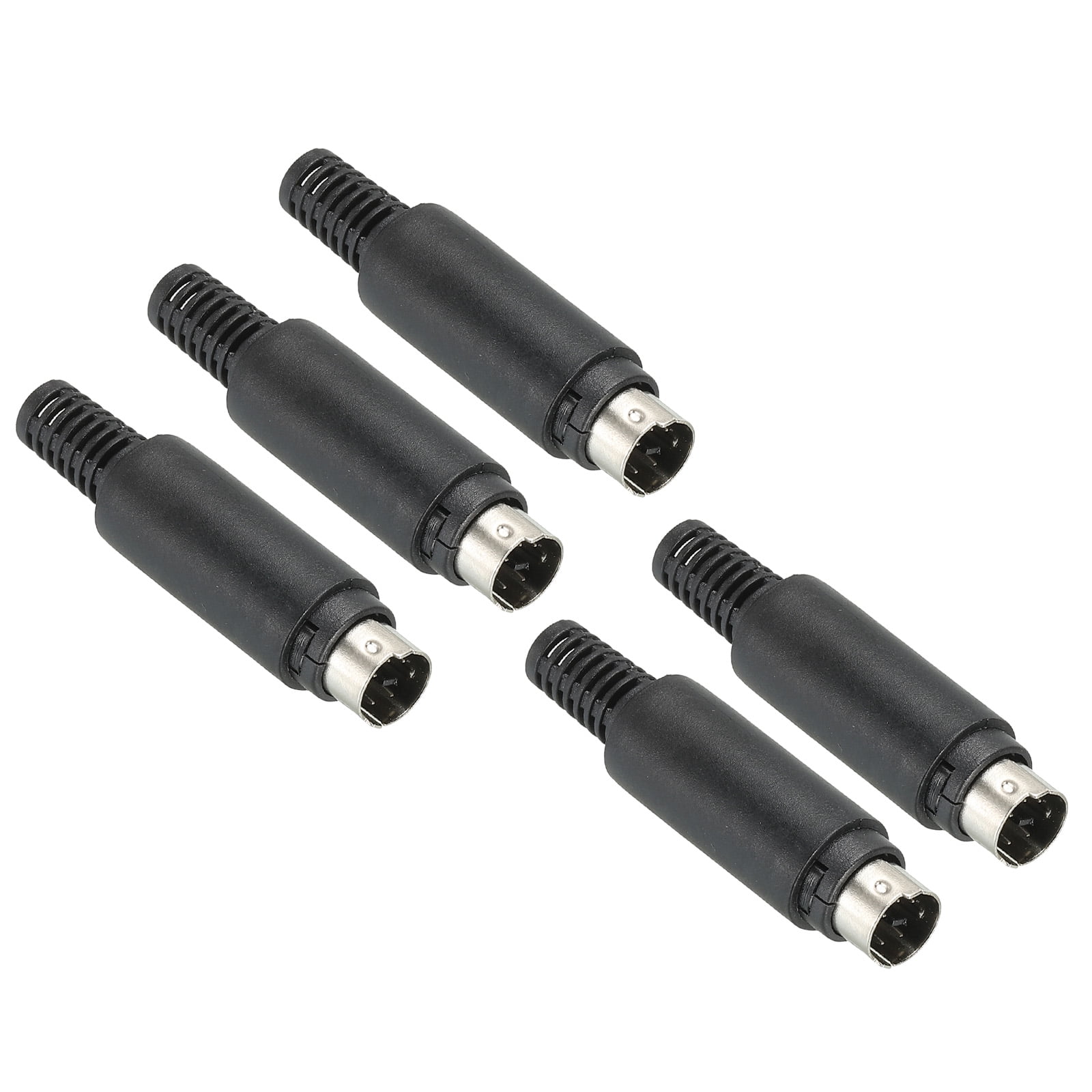 Pack of 5 S Video DIN Mini Male Socket 5 Pin Signal Transmission ...