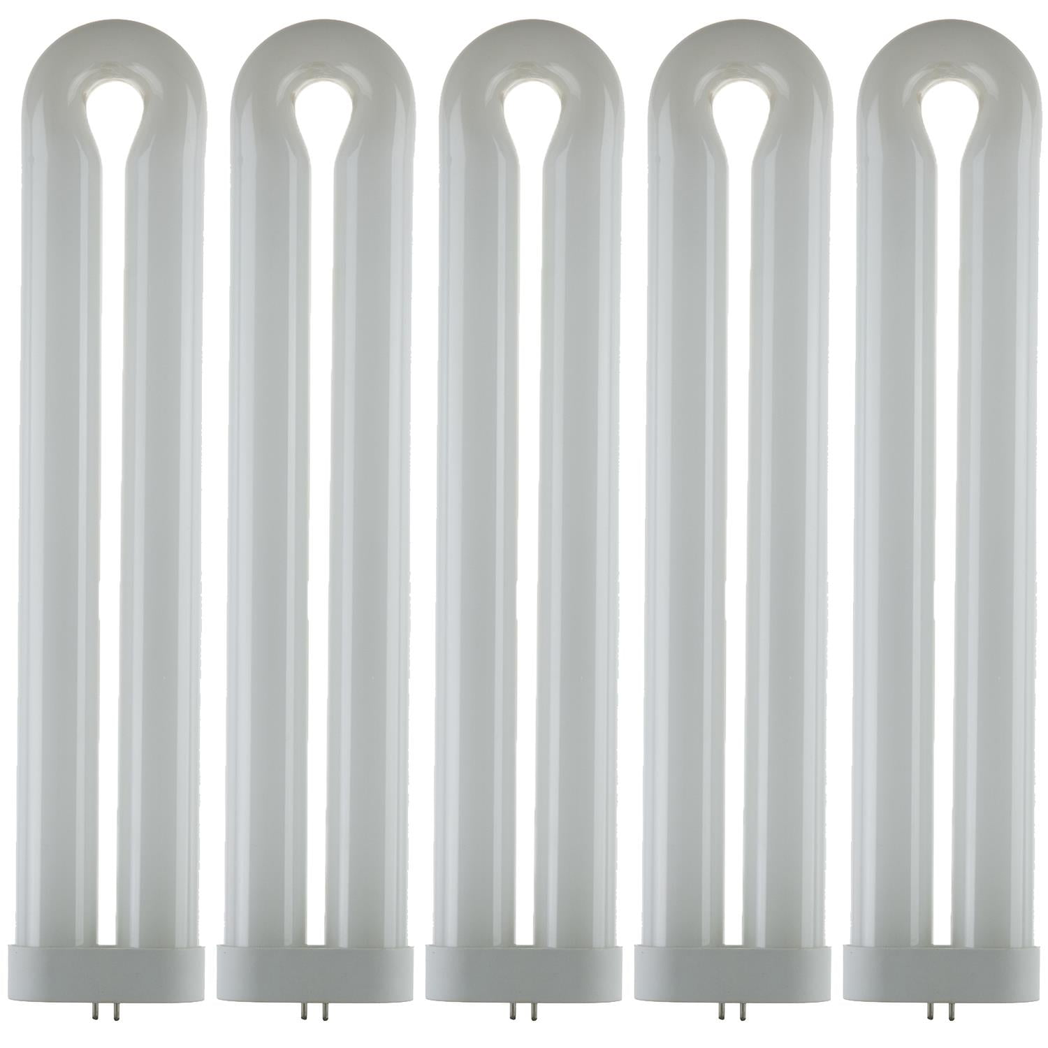 Pack of 5 Sunlite 50 W FUL 4Pin Single UShaped Twin Tube 4Pin Plugin ...