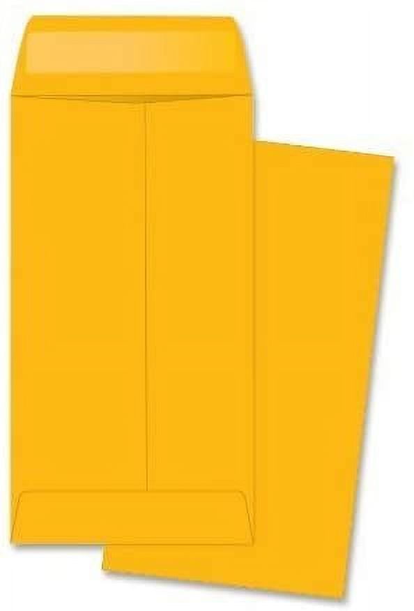 Next Day Labels Gummed Flap Coin Envelopes, 3.5in x 6.5in, Brown, 50 ...