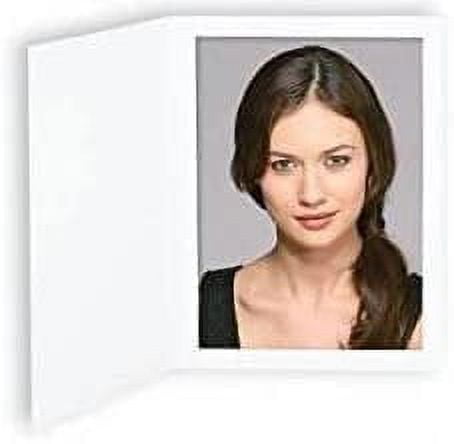 Pack of 50 Cardboard Photo Folder for a 5x7 Photo - White Stock ...