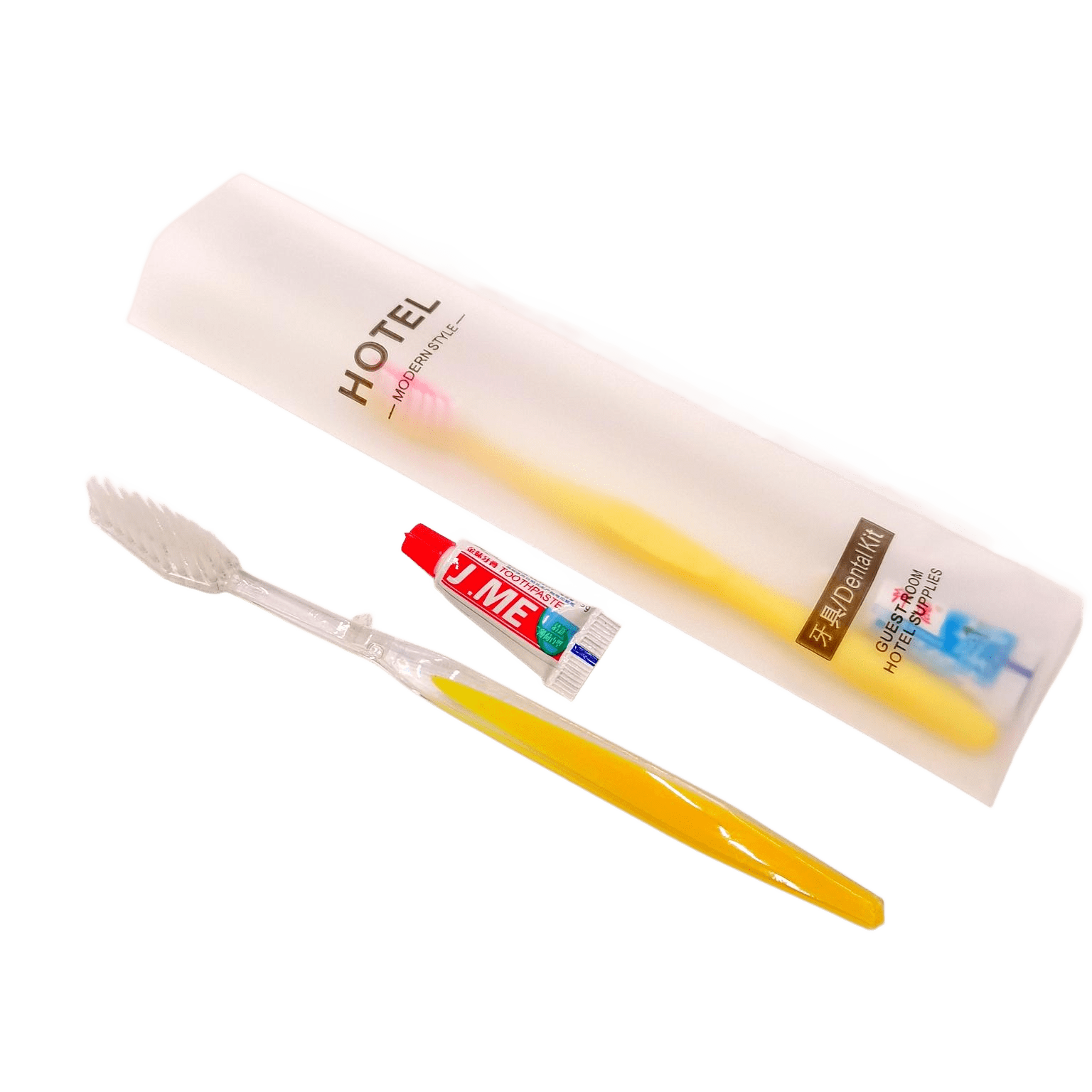 Pack of 50,Disposable Toothbrush+3gram/0.1 o.z Toothpaste Dental Kit ...