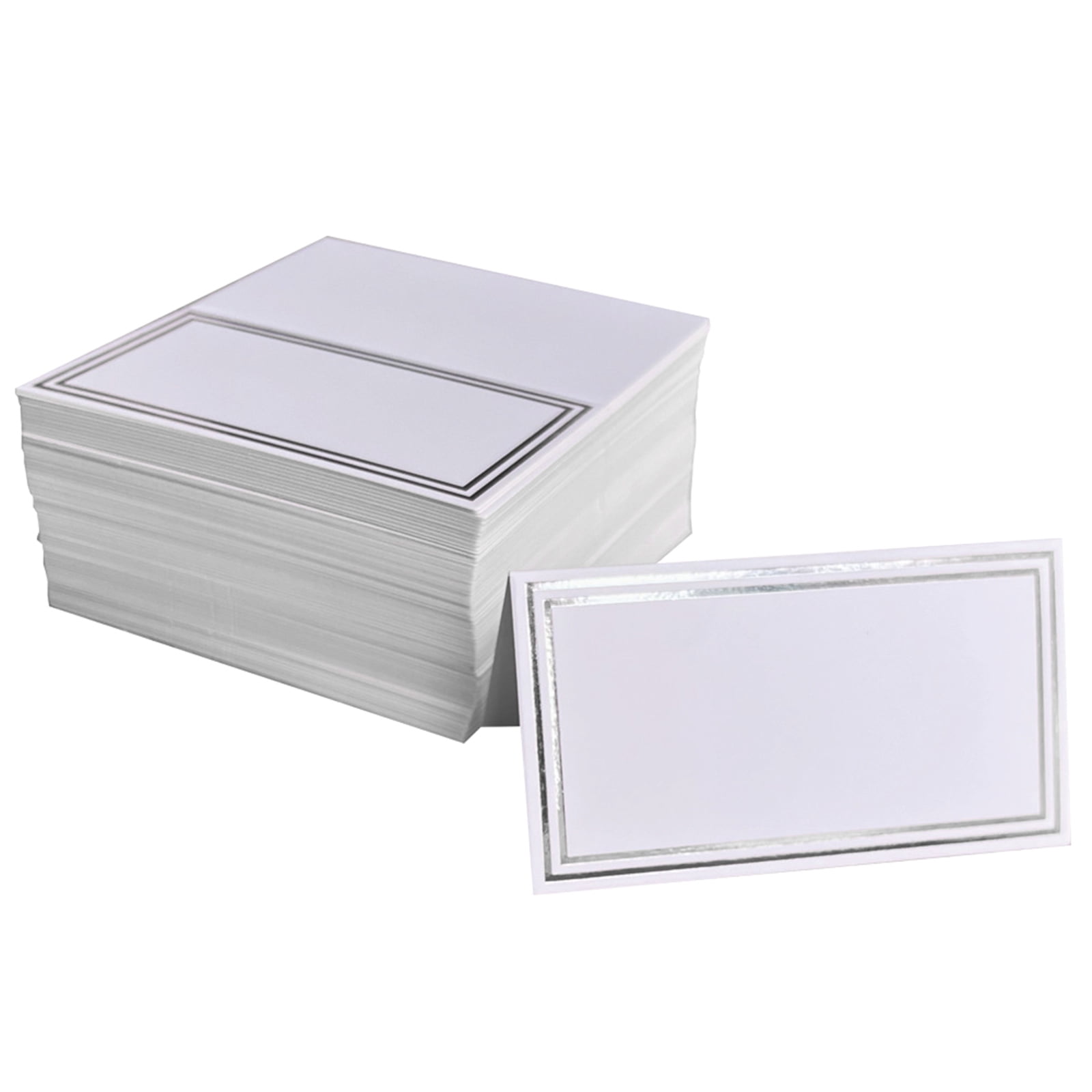 Pack of 50 Elegant Table Place Cards Name Cards for Wedding Reception ...
