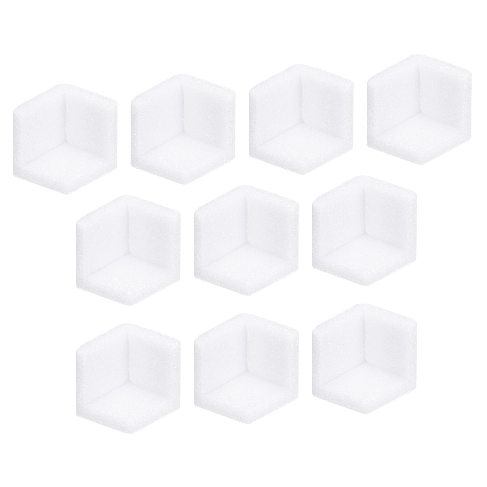 Uxcell Pack of 50 Foam Corner Protectors, 3.1x3.1x3.1 Inch ...