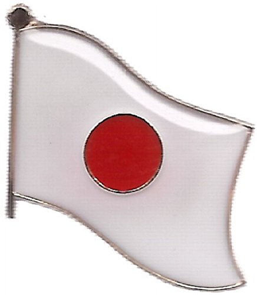 Pack of 50 Japan Flag Lapel Pins, Japanese Pin Badge - Walmart.com