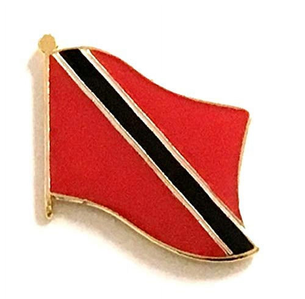 Pack of 50 Trinidad and Tobago Flag Lapel Pins, Trinidad Tie & Hat Pin ...