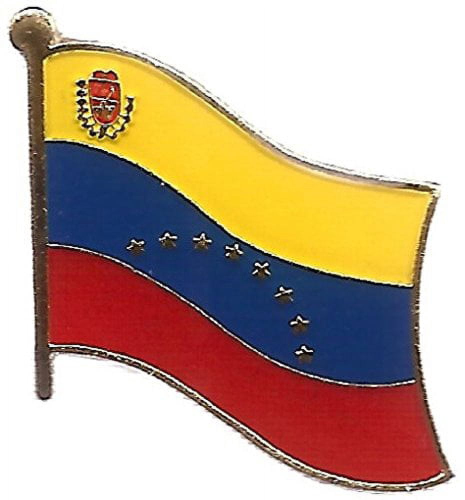 Pack of 50 Venezuela Flag Lapel Pins, Venezuelan Pin Badge - Walmart.com