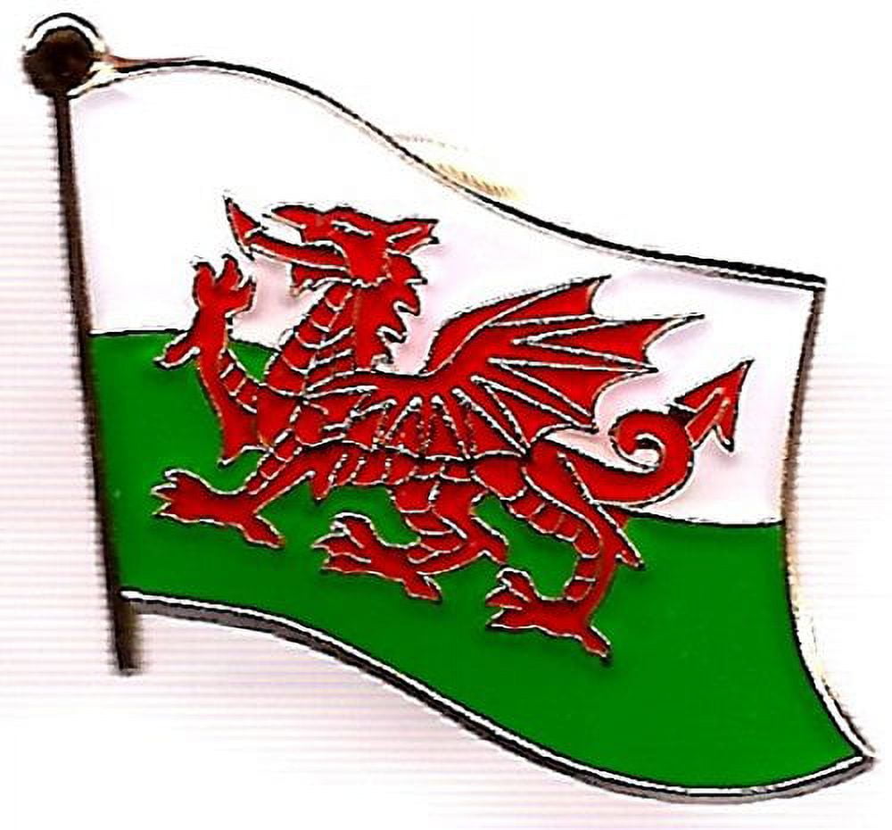 Pack of 50 Wales Flag Lapel Pins, Welsh Pin Badge - Walmart.com