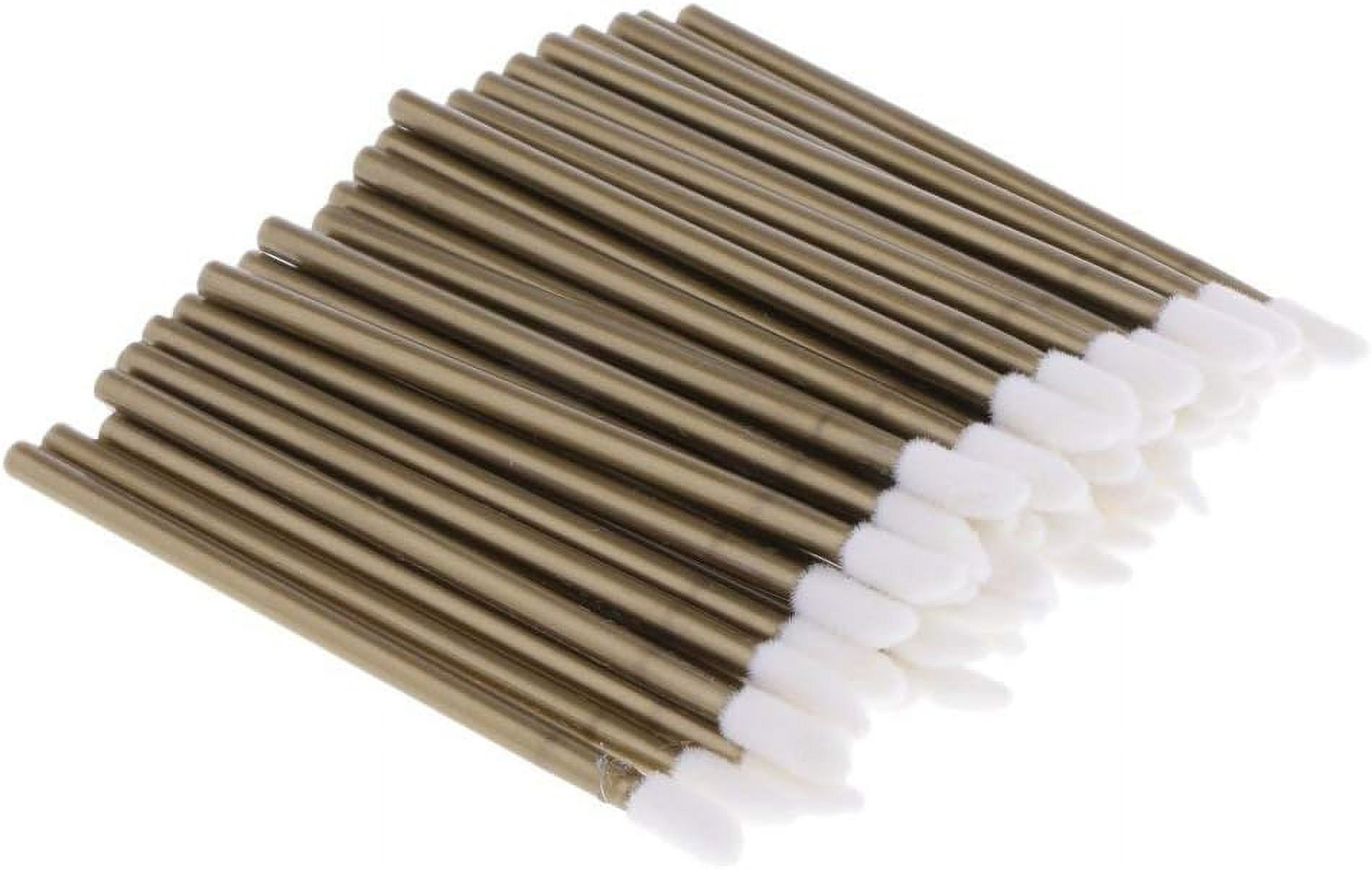 Pack of 50 disposable lip brushes, sticks, lipstick brushes, lip gloss ...