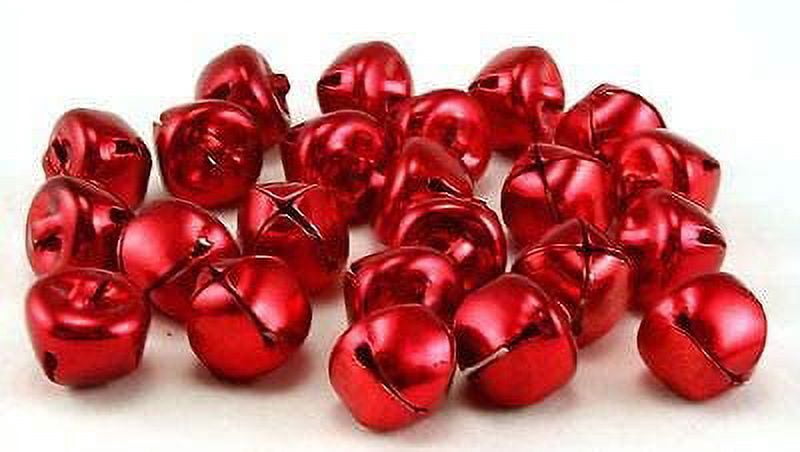 Pack of 50 pcs 1 Inch Christmas Jingle Bells for Holiday Decoration and ...