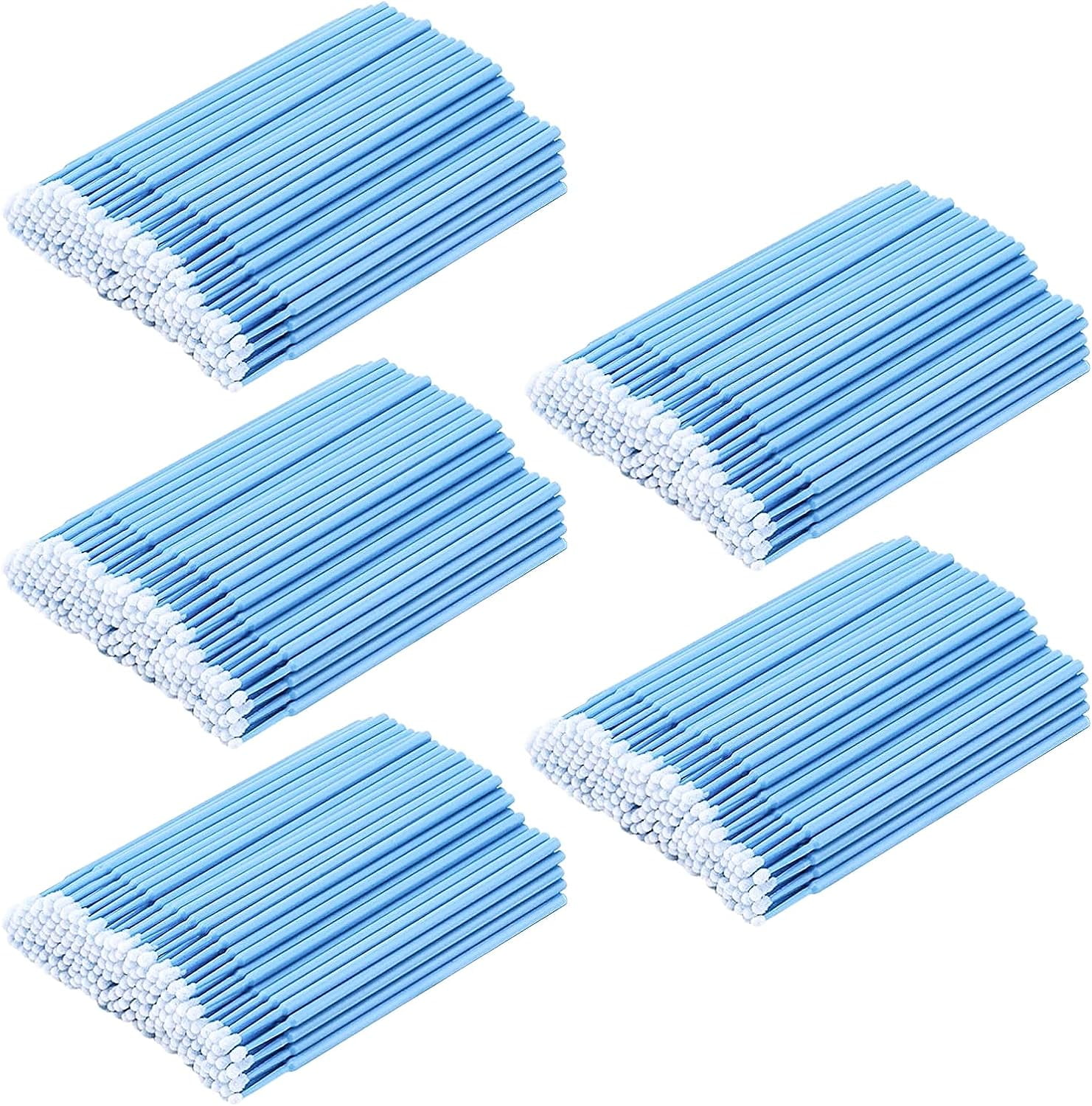 Pack of 500 Micro Brushes, Eyelash Extensions, Disposable Micro Brushes ...