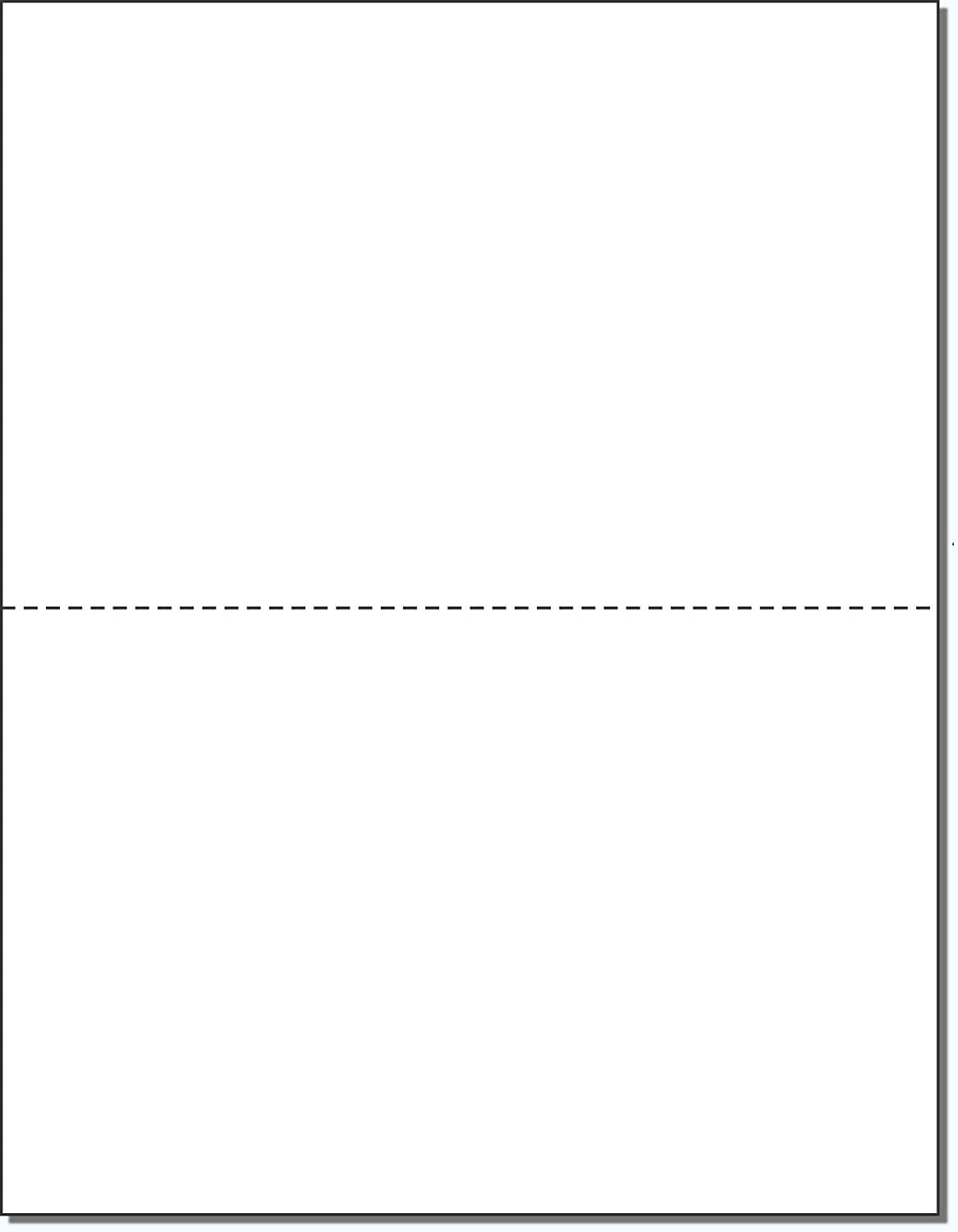 Pack of 500 Sheets, 8-1/2 x 11" Letter Size Perforated Paper White ...
