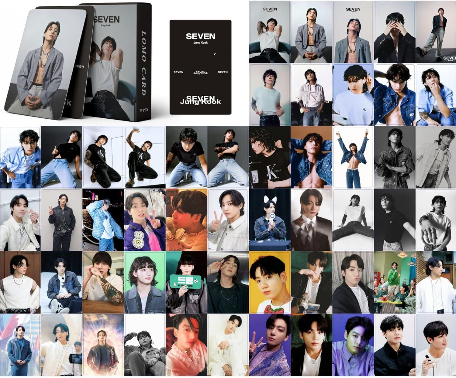 Pack of 55 Bangtan Boys Jungkook Photocards BTS Jungkook Lomo Cards ... Pack of 55 Bangtan Boys Jungkook Photocards BTS Jungkook Lomo Cards ...