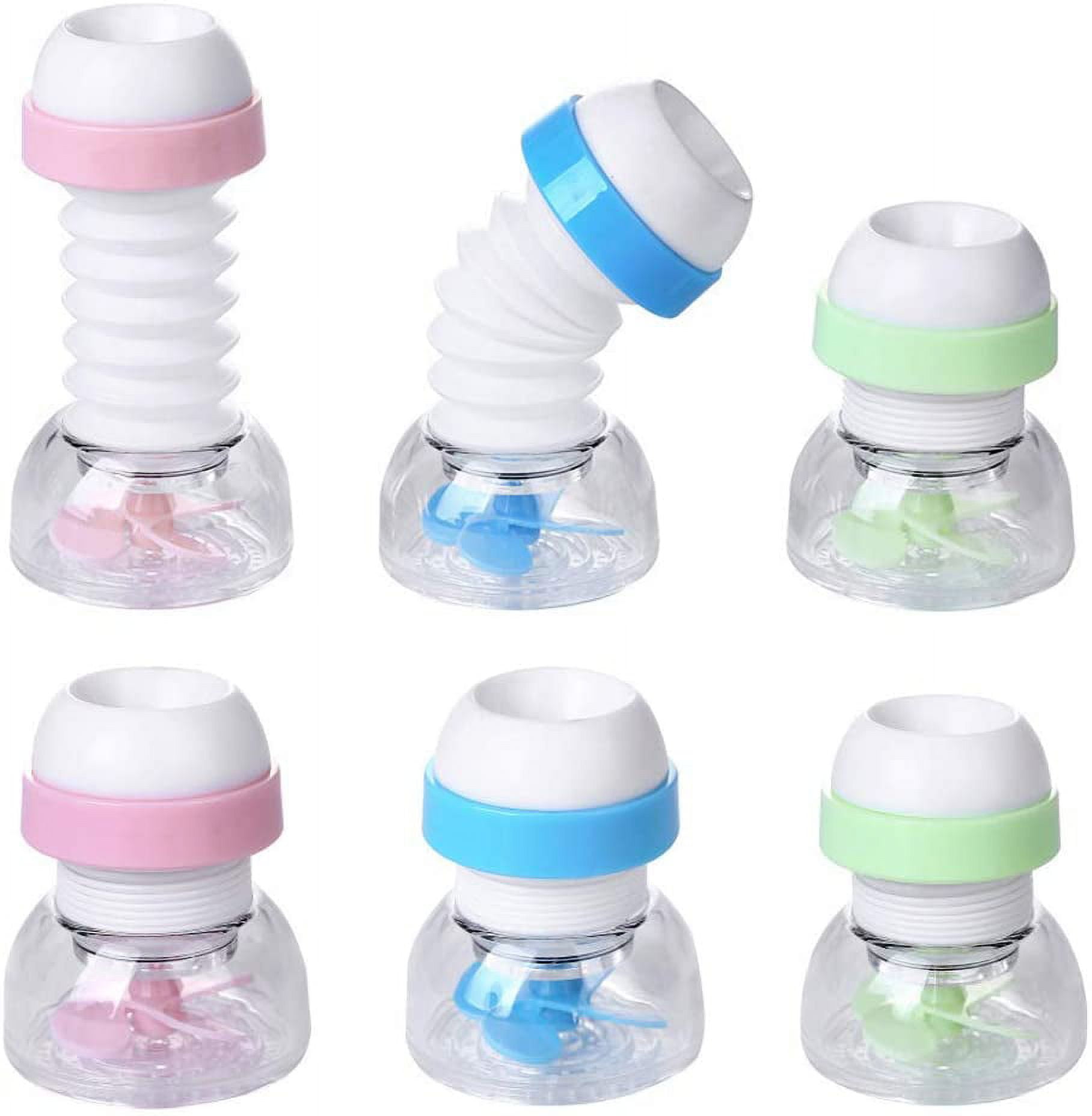 Pack of 6 360 Degree Rotate Faucet Nozzle Sprayer Head Water Saving ...