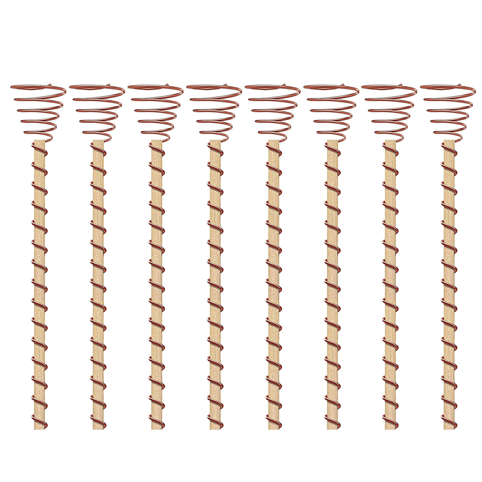 Pack of 6/8/10 Electroculture Plant Stakes Coppers Garden Coppers Wire ...