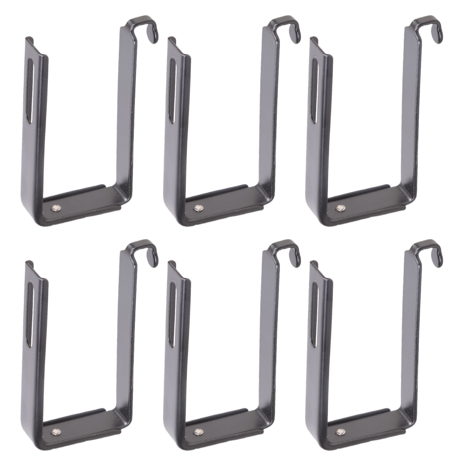 Pack of 6 Adjustable Clamp On Hook for Outdoor Lights Weatherproof Iron ...