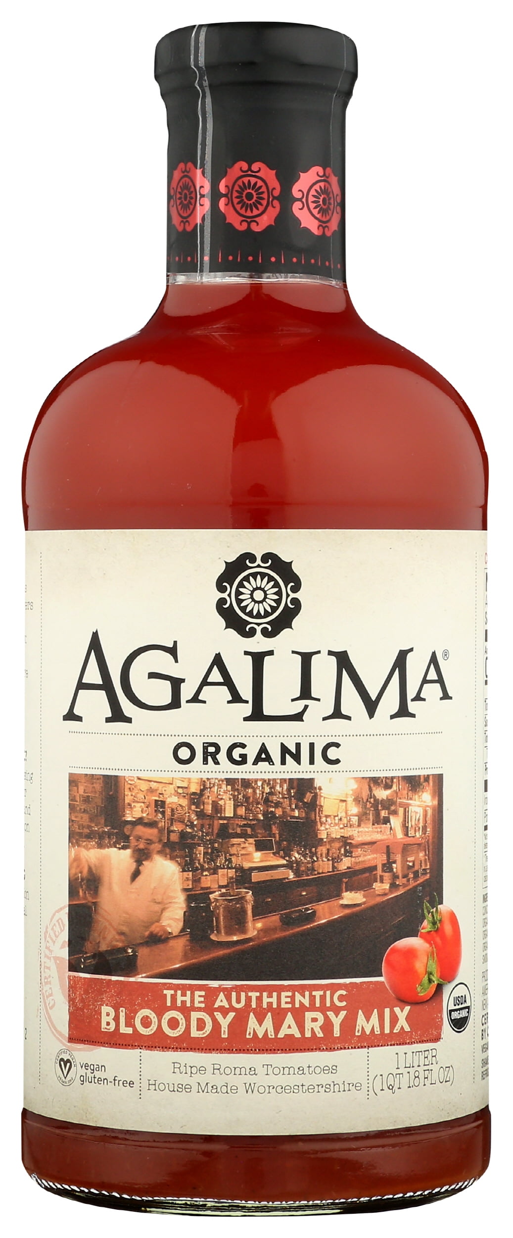 (Pack of 6), Agalima Mix Bloody Mary Organic, 33.8 Fl Oz - Walmart.com