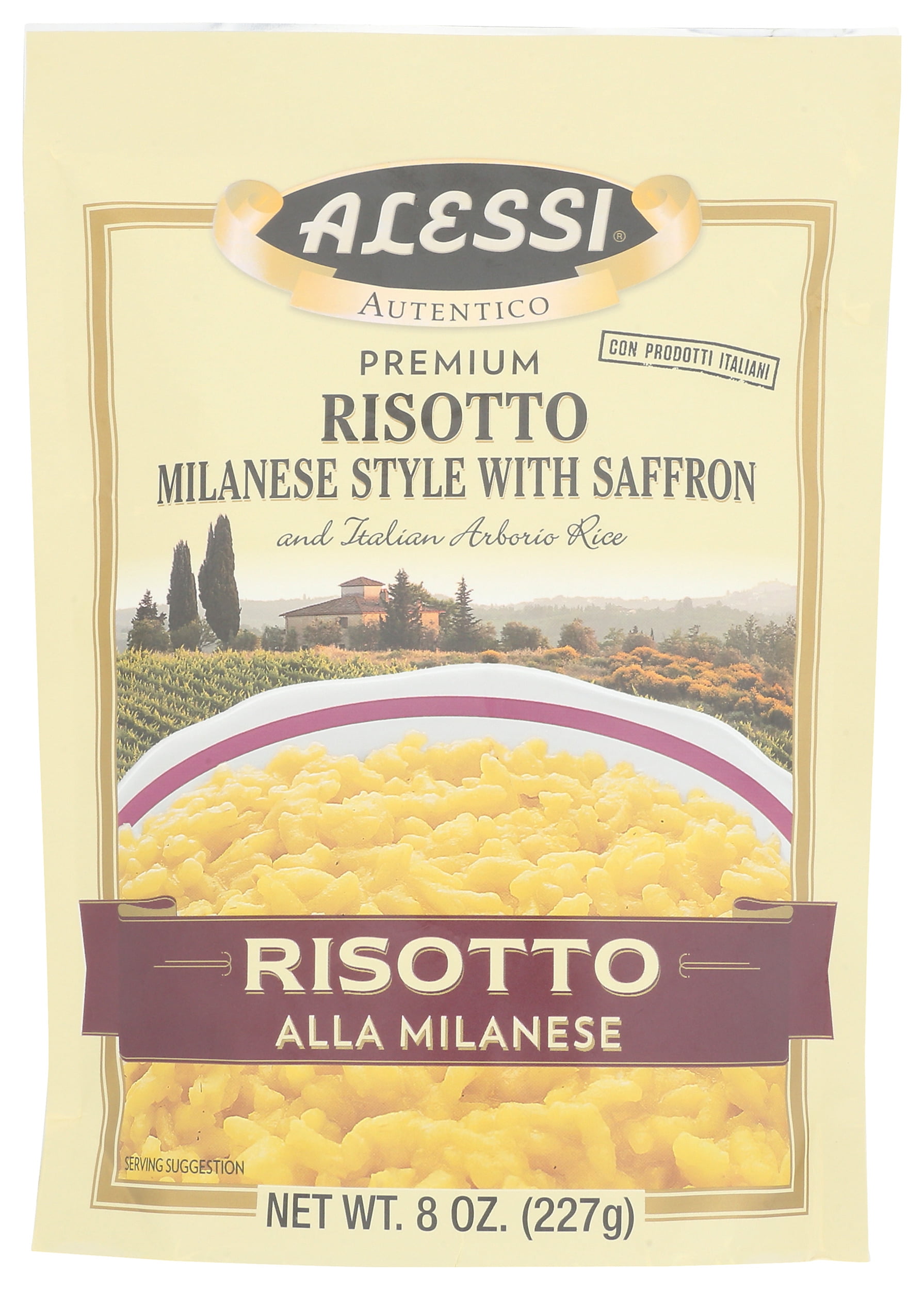 Pack of 6, Alessi Risotto Milanese Style with Saffron, 8 oz - Walmart.com