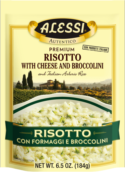 Pack of 6, Alessi Risotto with Cheese and Broccolini, 6.5 oz - Walmart.com