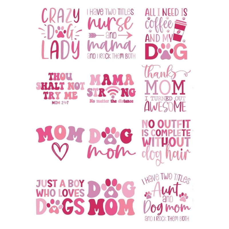 Pack of 6 Alphabets Sticker Cup Decorations Letter Sticker With Floral ...