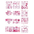 Pack of 6 Alphabets Sticker Cup Decorations Letter Sticker With Floral ...