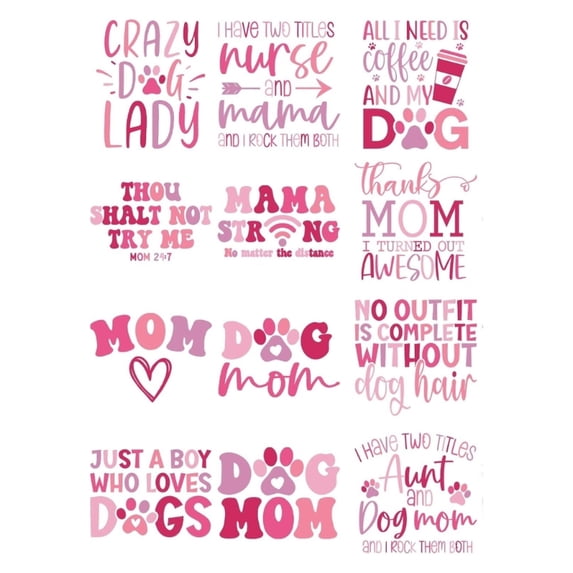 Pack of 6 Alphabets Sticker Cup Decorations Letter Sticker With Floral ...