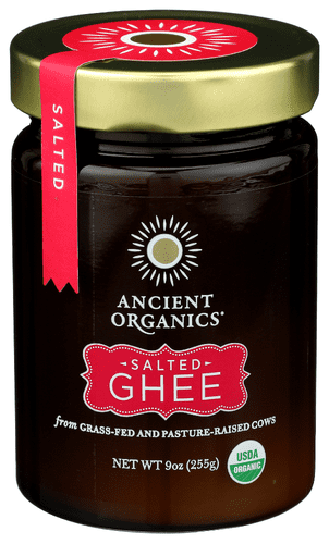 (Pack of 6) Ancient Organics Salted Ghee 9 oz - Walmart.com