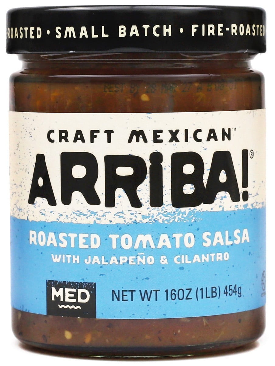 Pack of 6, Arriba Medium Fire Roasted Mexican Red Salsa, 16 oz ...