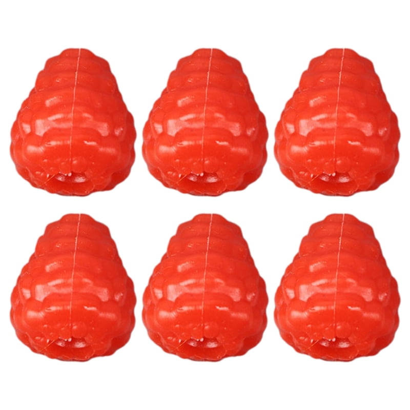 Pack of 6 Artificial Raspberries Fake Simulations Fruit Lifelikes Raspberries Realistic ...