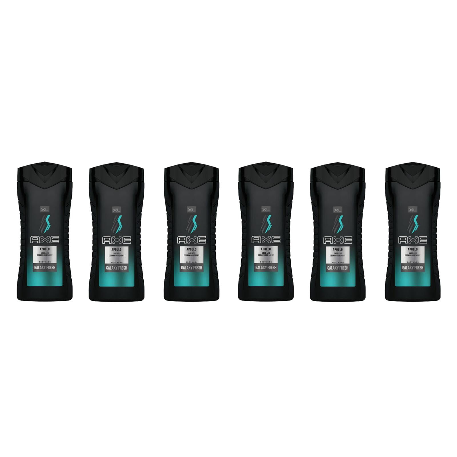 (Pack of 6) Axe Apollo Refreshing Long Lasting Men's Body Wash, Sage ...