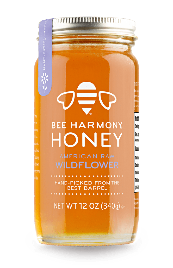 Pack of 6, Bee Harmony American Raw Wildflower Honey, 12 oz - Walmart.com