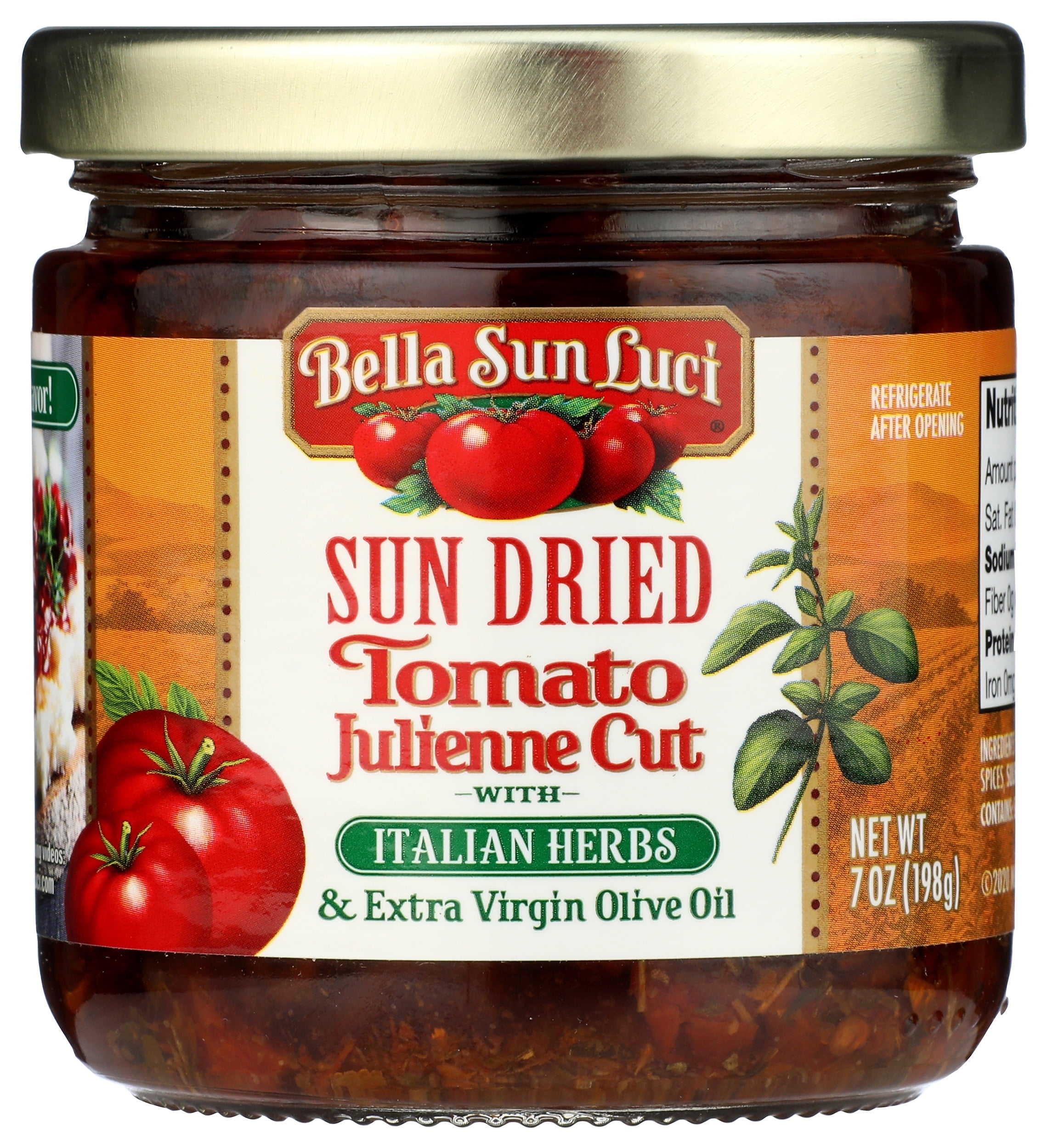 (Pack of 6), Bella Sun Luci Julienne Cut Sun Dried Tomatoes in Olive ...