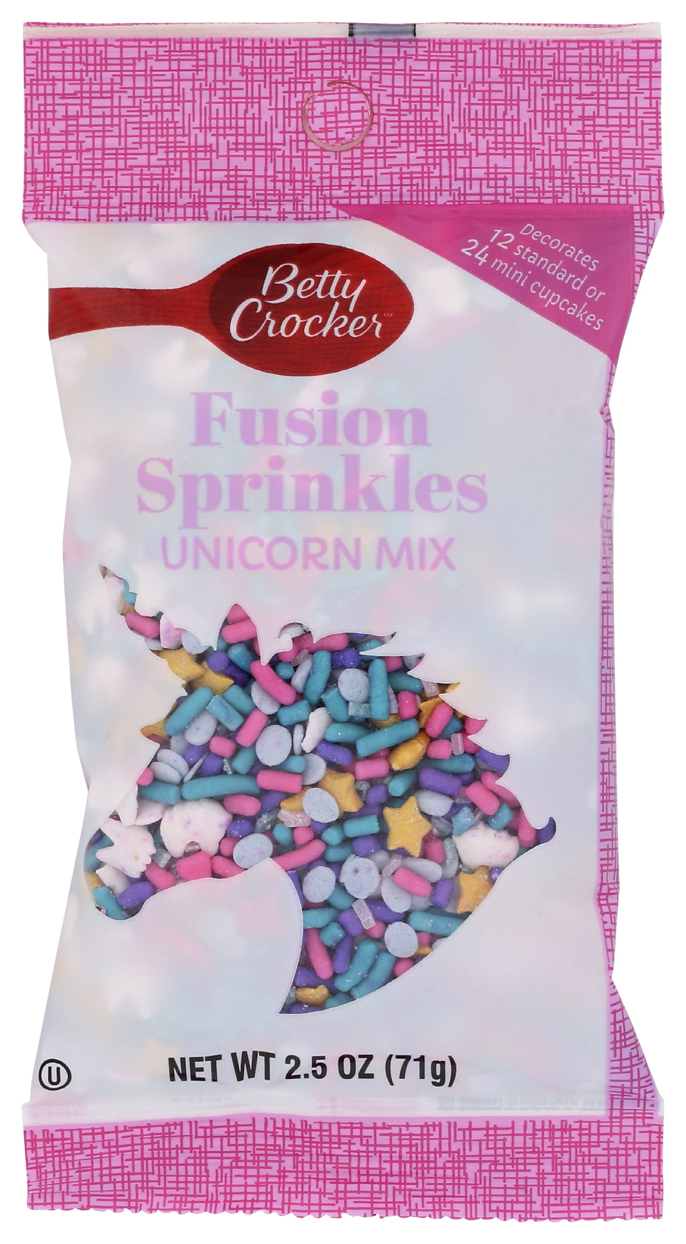 Pack of 6, Betty Crocker Unicorn Mix Fusion Sprinkles, 2.5 oz - Walmart.com