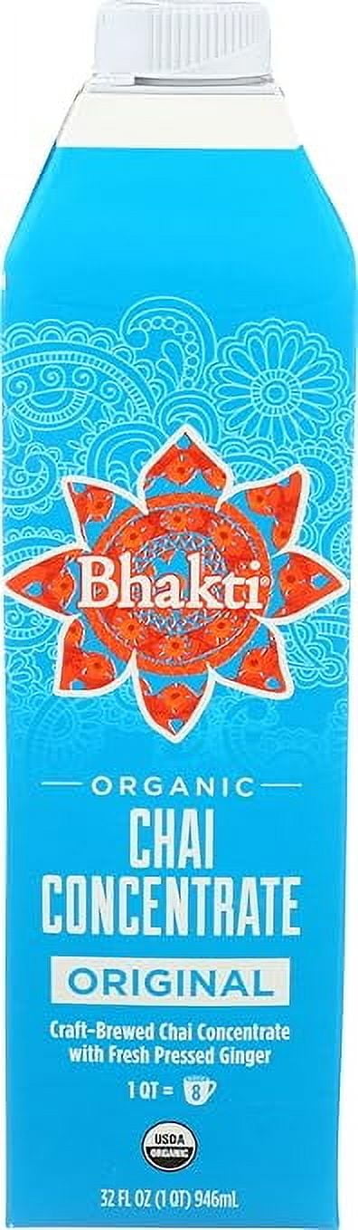 Pack of 6, Bhakti Chai Original Chai Concentrate, 32 oz - Walmart.com