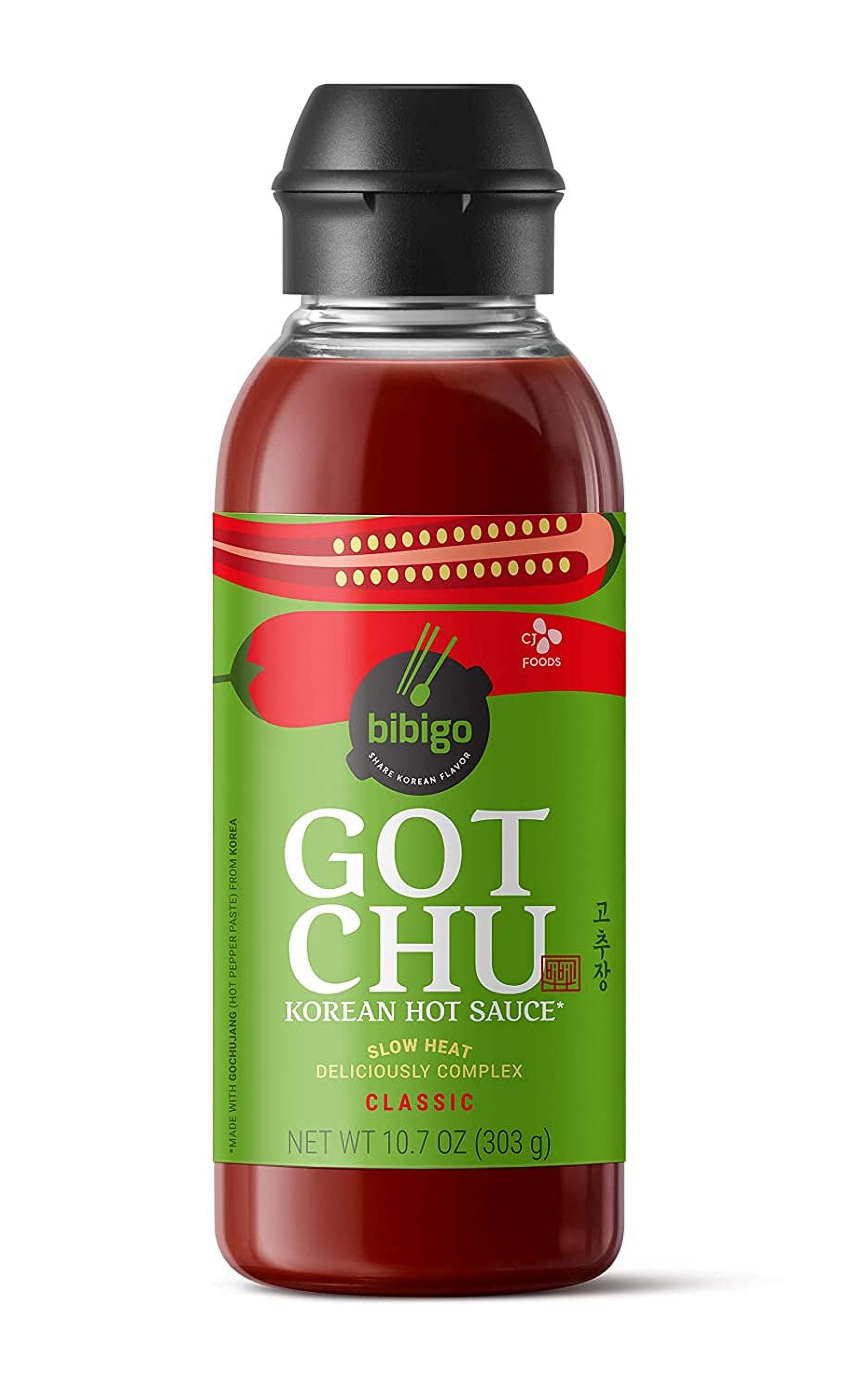 bibigo Korean Hot Sauce Pack of 6, 10.7 oz, spicy umami flavor with red ...