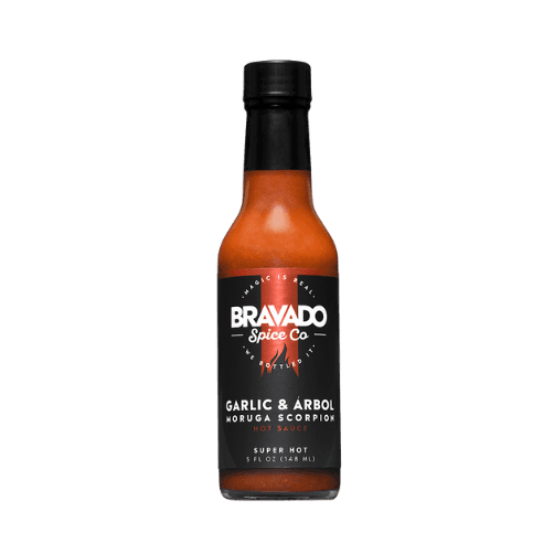 (Pack of 6), Bravado Spice Garlic & Arbol Moruga Scorpion Hot Sauce, 5 ...