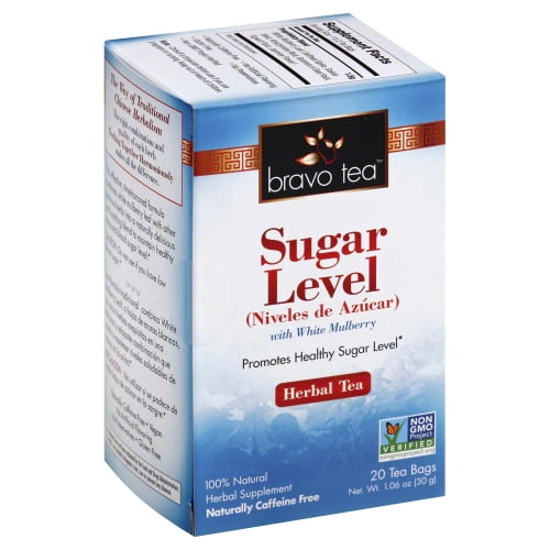 (Pack of 6) Bravo Teas Tea Sugar Level 20 Bg - Walmart.com