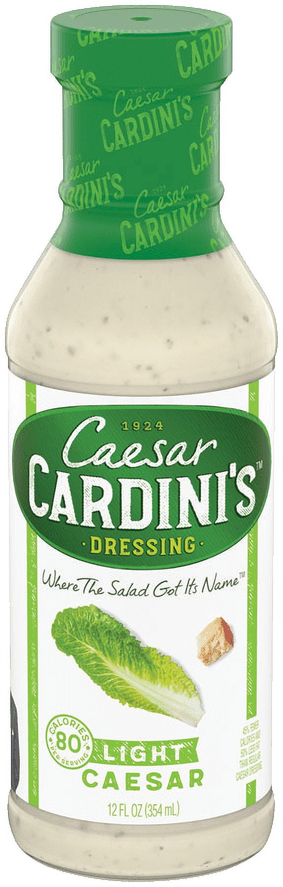 Pack of 6, Caesar Cardini's Light Caesar Dressing, 12 fl oz - Walmart.com
