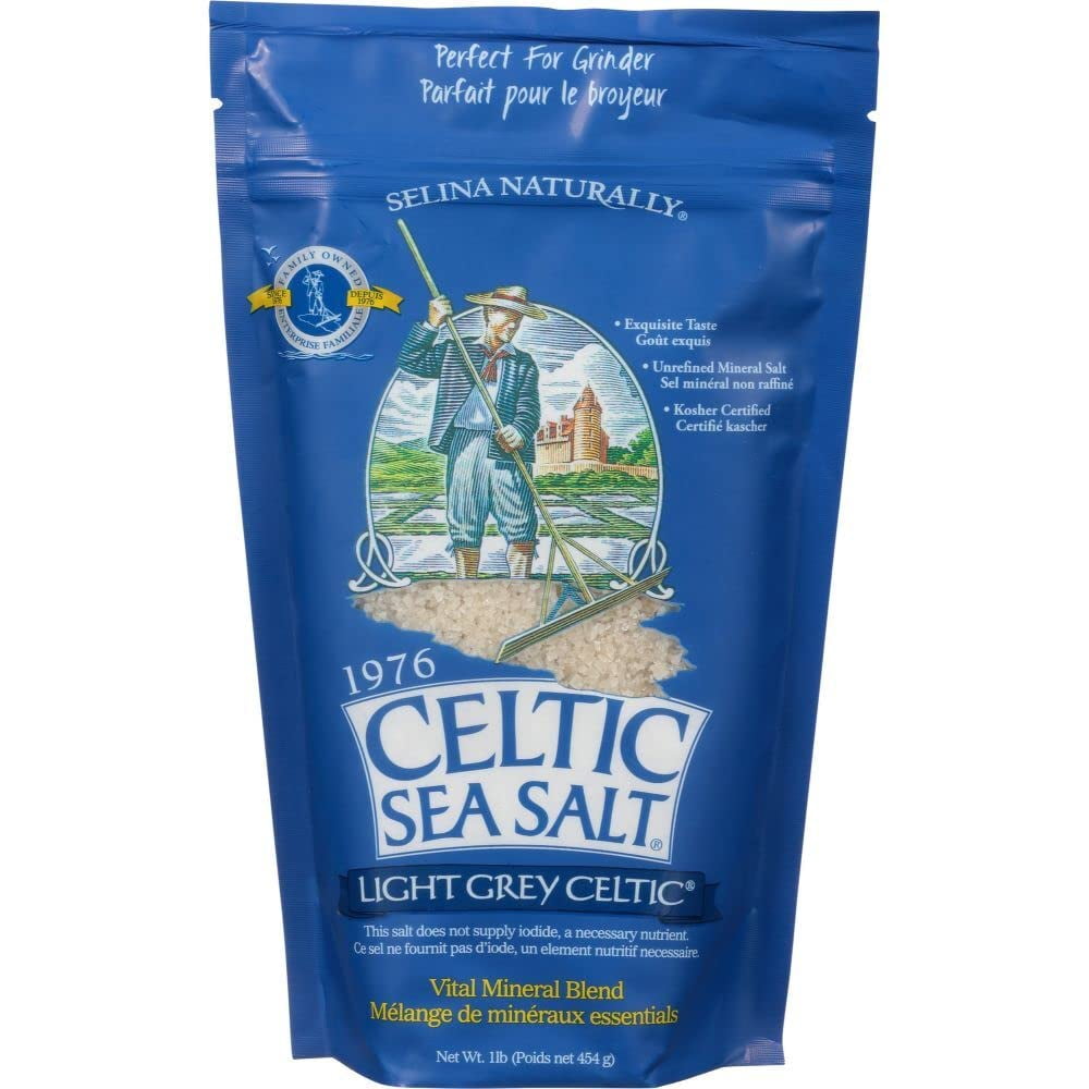 Pack of 6, Celtic Light Grey Celtic Sea Salt, 1 lb - Walmart.com