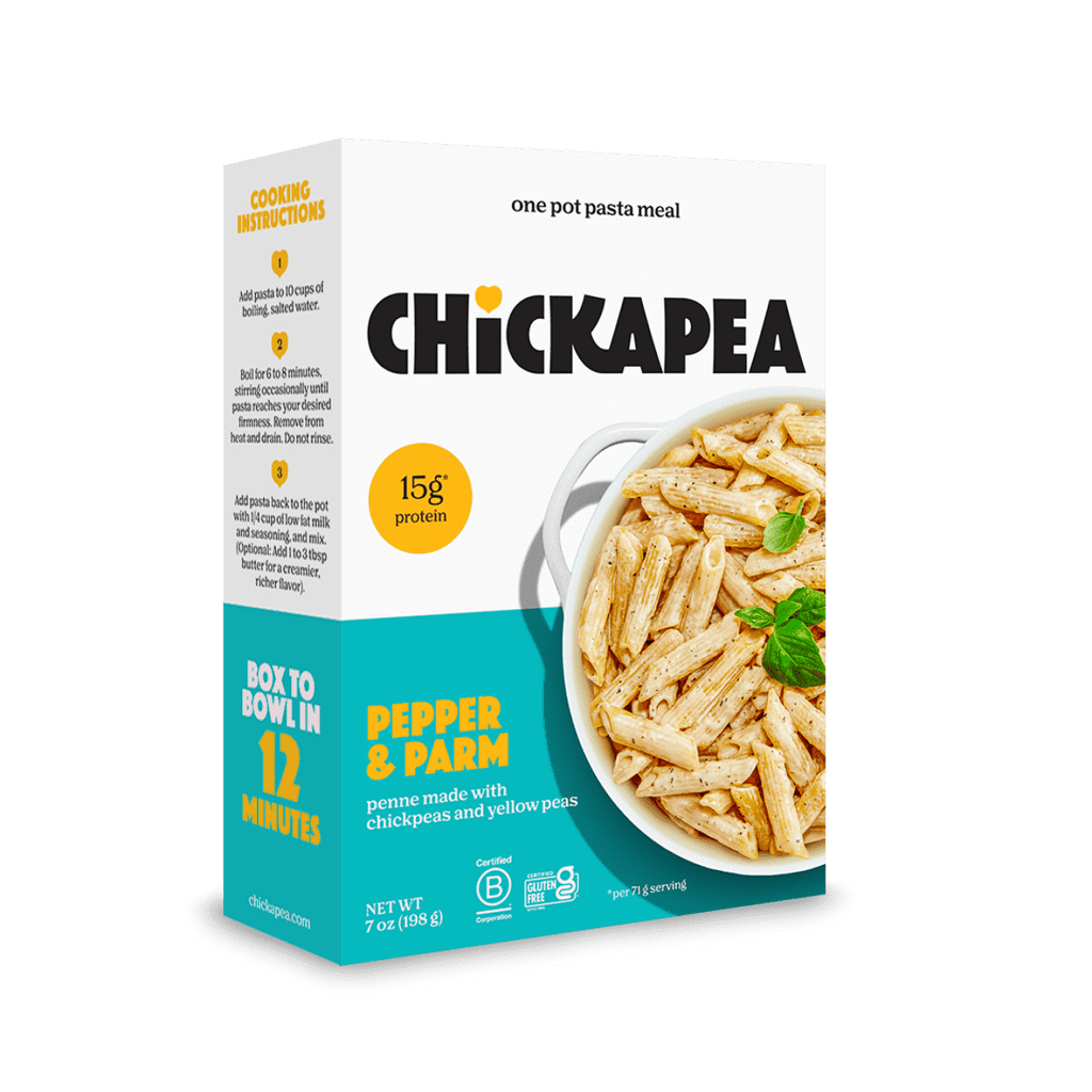 (Pack of 6), Chickapea One Pot Pepper & Parm Pasta, 7 oz - Walmart.com